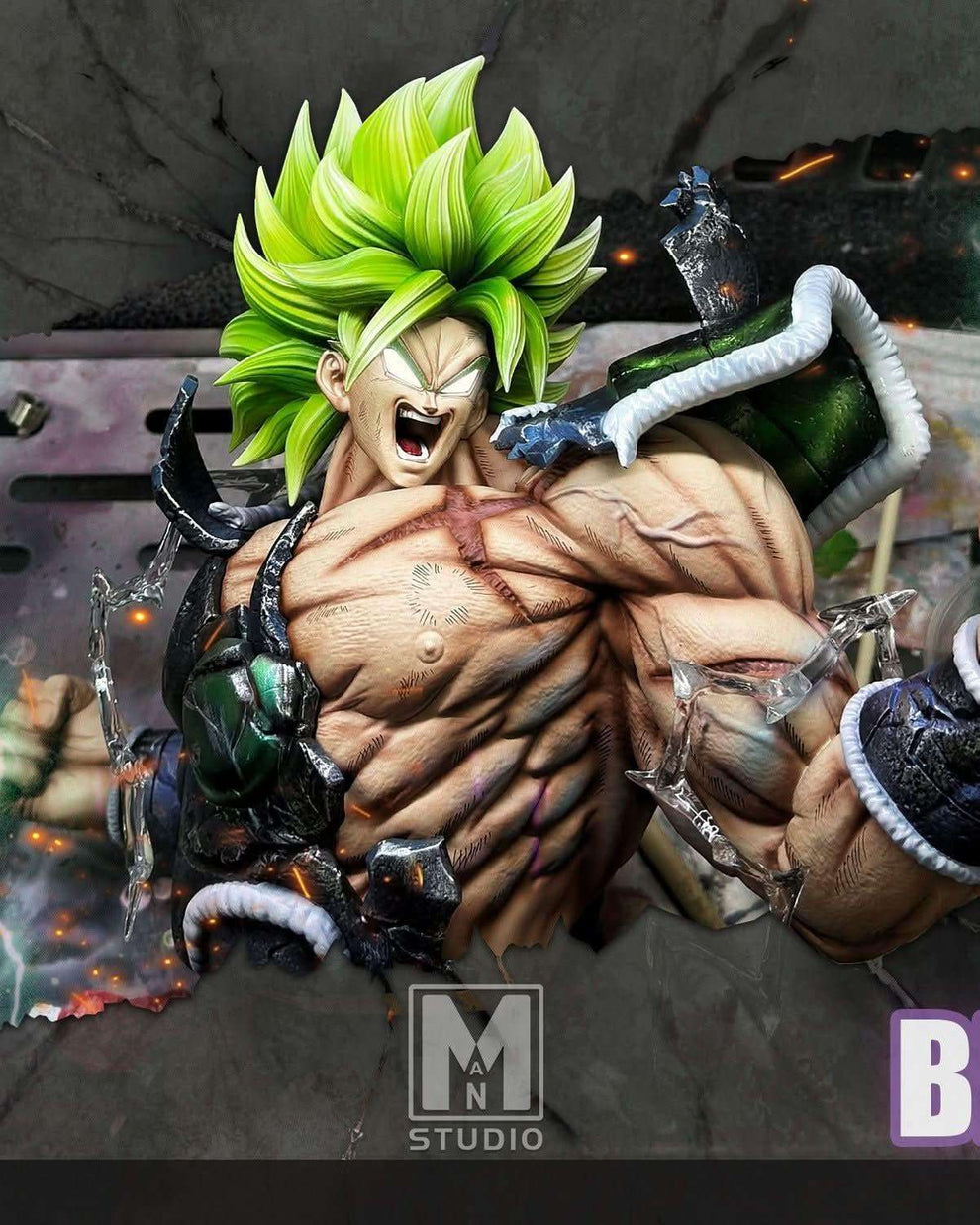 Figura MAN Studio - Dragon Ball: Broly con Armadura (Estatua GK ...
